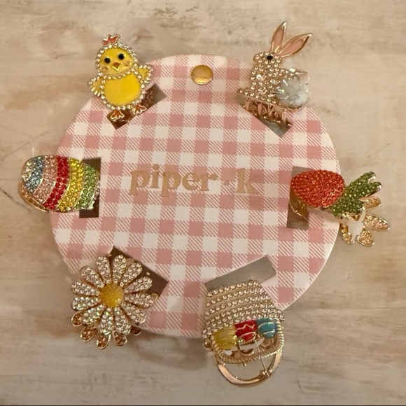 Piper K | Accessories | Piper K Easter Themed Mini Claw Clips | Poshmark